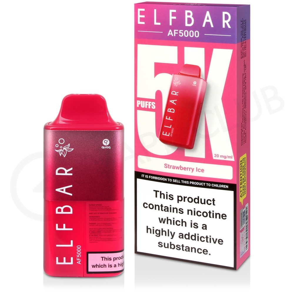 ELF BAR STRAWBERRY ICE 5000 – Little Chalfont Food & Wine